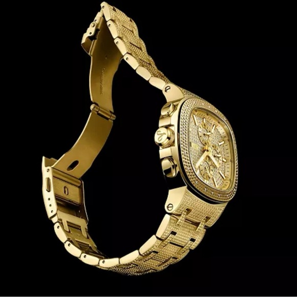 Jbw | Accessories | Luxury Gold Mens Watch Jbw Diamond Stainless Steel ...